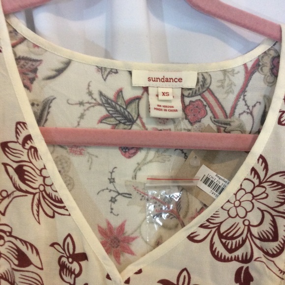 Sundance | Tops | Sundance Catalog Lost In The Moment Top | Poshmark
